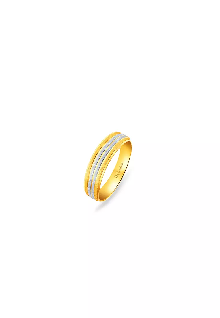 Buy MJ Jewellery 375/9K Gold Ring C323 Online | ZALORA Malaysia
