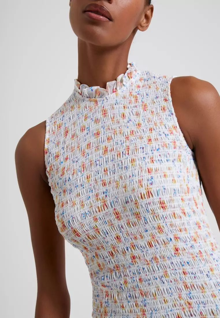 Buy French Connection CAMILLE VERONA CREPE SMOCK DRS Online | ZALORA ...