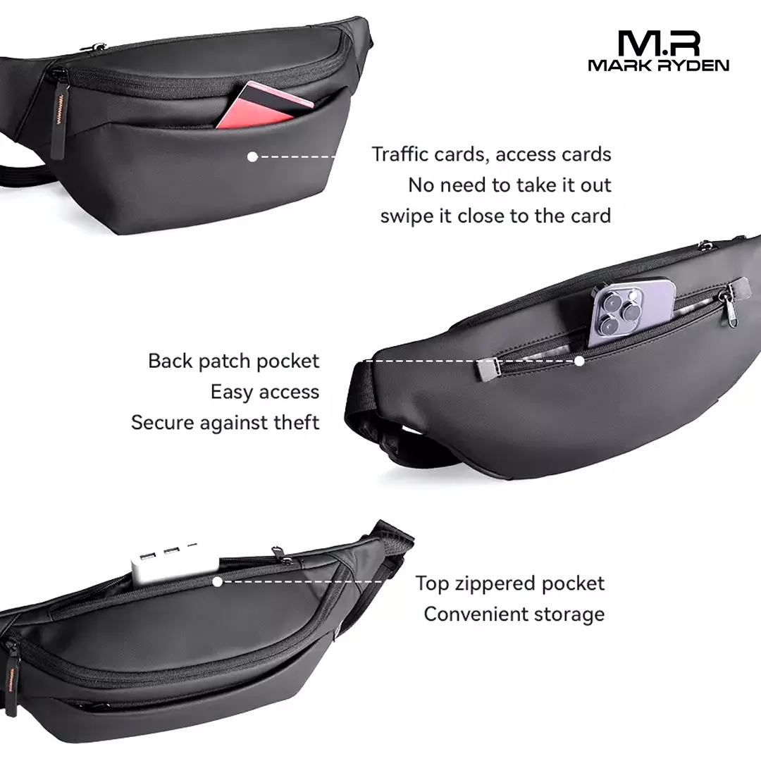 Jual Mark Ryden Mark Ryden MR615 Crossbody Bag - Tas Selempang - BLACK ...