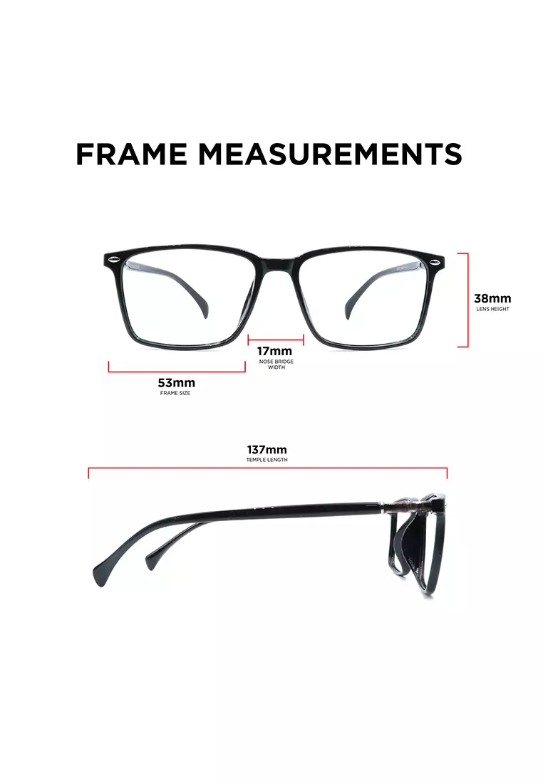 Buy PROSAFE 1047 (C4-Pink) Anti-Radiation/Computer Eyeglasses for Men ...