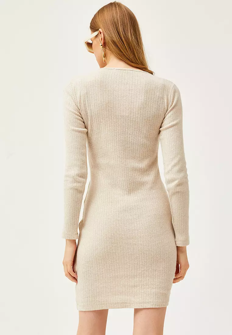 網上選購Olalook Stone Robe Gathered Detailed Raised Mini Dress 2024 系列 ...