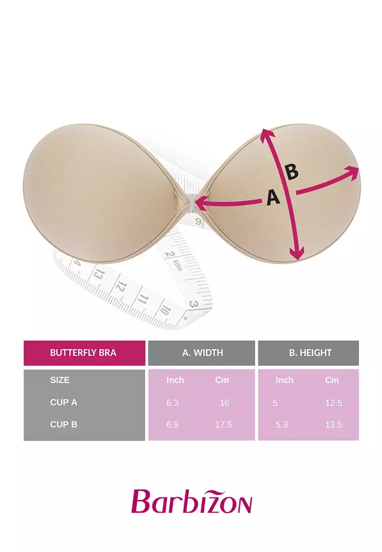 Buy BARBIZON 2-in-1 Pack Butterfly Bra Women Underwear 2026 Online ...