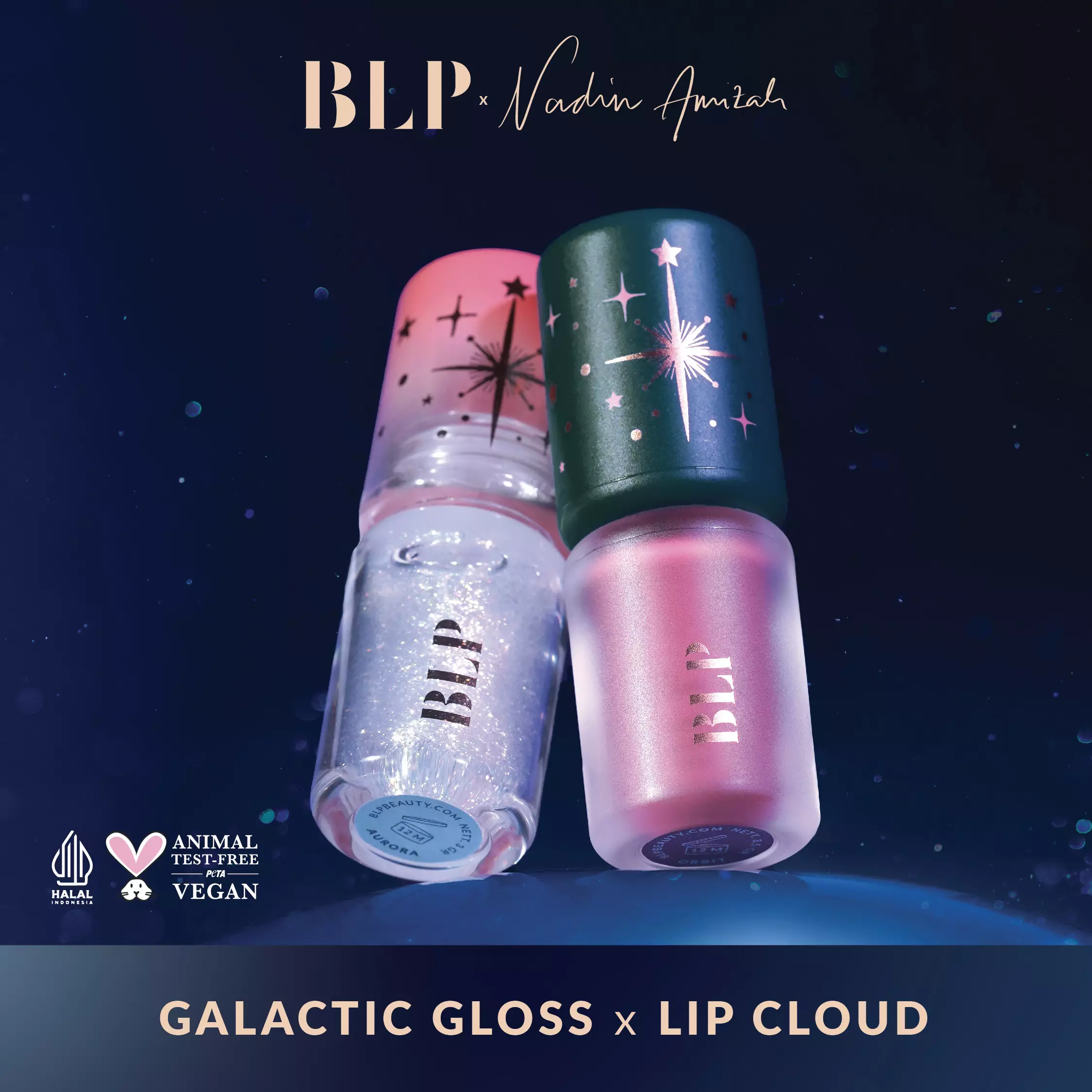 Jual BLP Beauty BLP x Nadin Amizah - Lip Cloud - Luna x Galactic Gloss ...