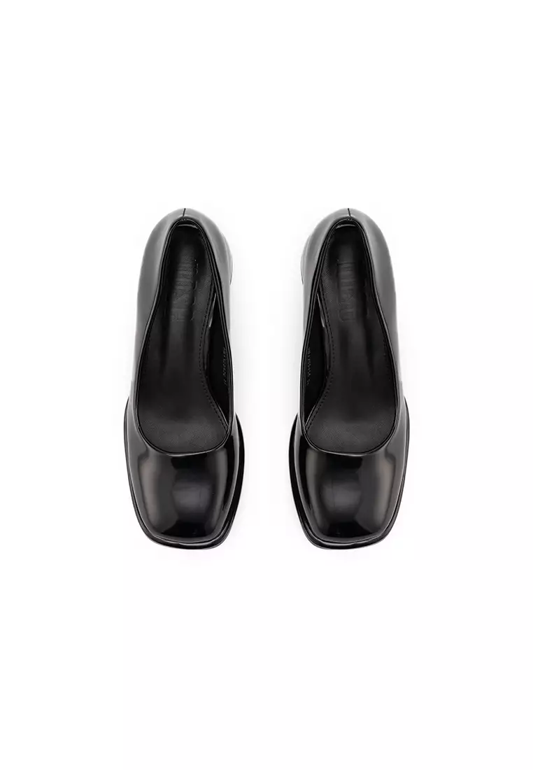 nose SQUARE TOE CHUNKY LOW HEEL PUMP 2025 | Buy nose Online | ZALORA ...