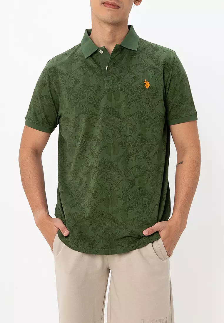 Buy US POLO ASSN Short Sleeves Pattern Polo Shirt 2025 Online | ZALORA ...