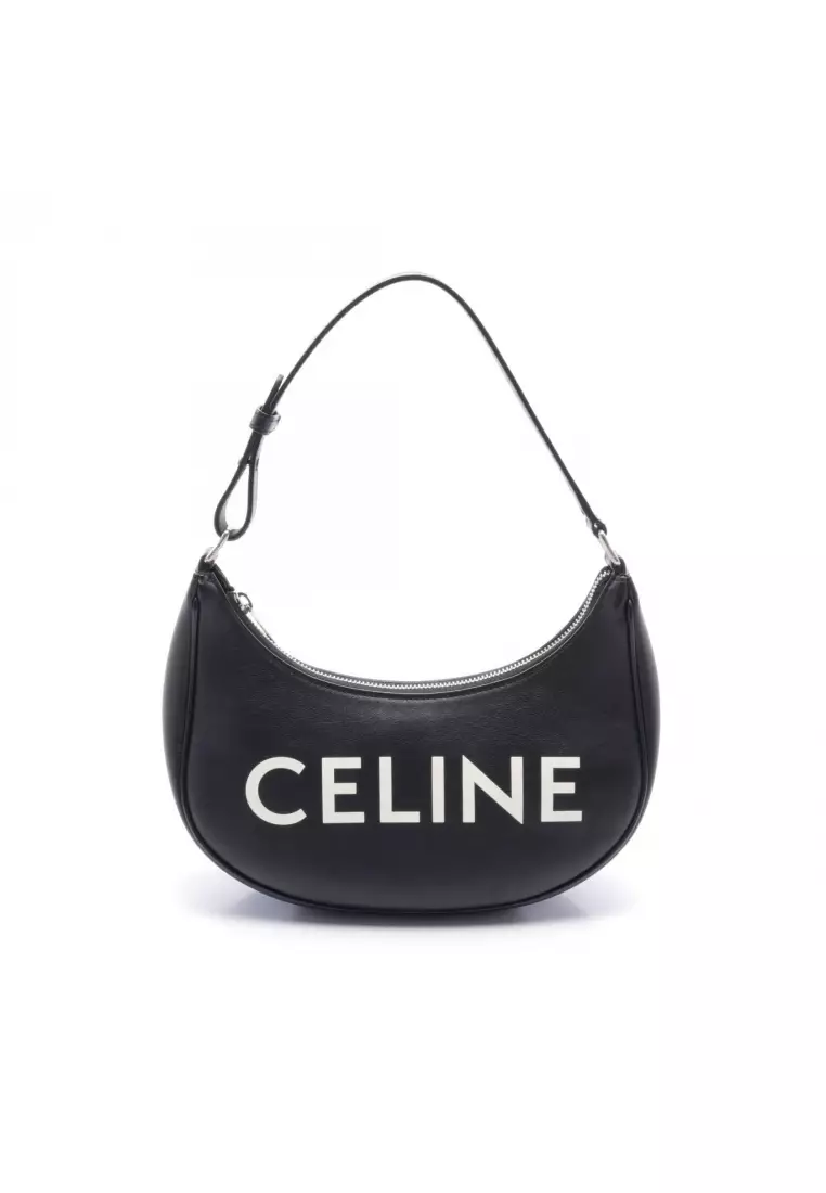 Buy Celine Pre-Loved Celine AVA Ava Handbag logo leather black Online ...