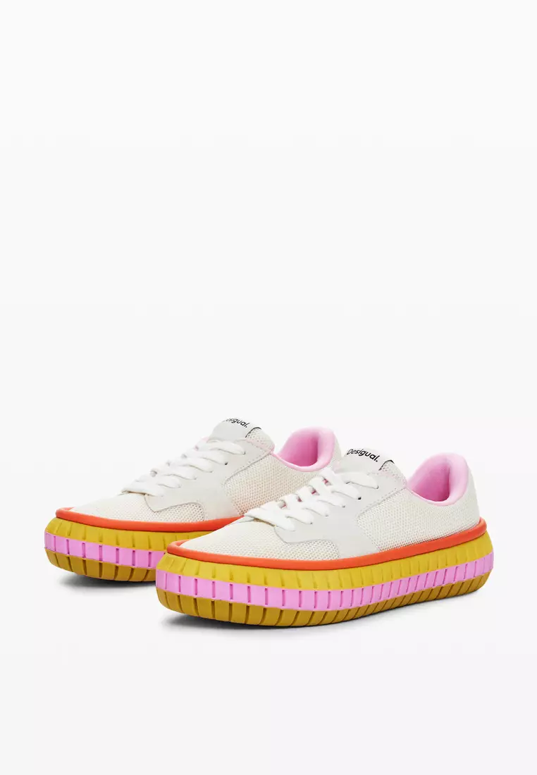 Buy Desigual Desigual Women's Accessories Multicolor sole sneaker ...