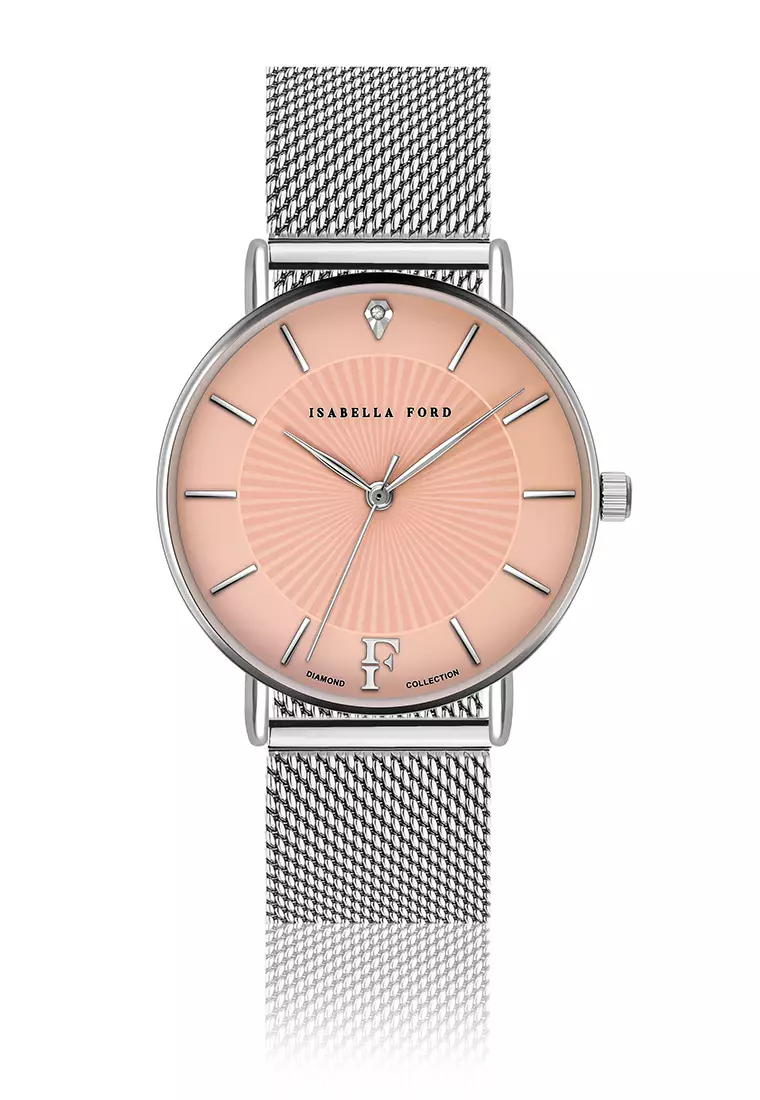 Buy Isabella Ford Isabella Ford Allure Silver Mesh Women Watch 2025 ...