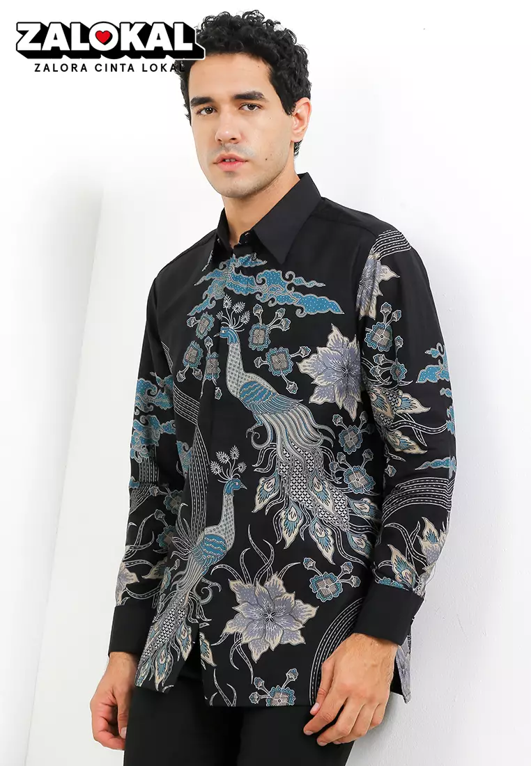 Jual ARJUNA WEDA Kemeja Body Fit Batik Cendrawasih Original 2024 ...