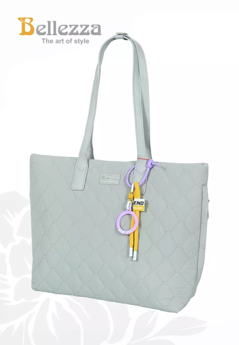 Jual Bellezza Bellezza Handbag 63370-01 Light Grey Original 2025 ...