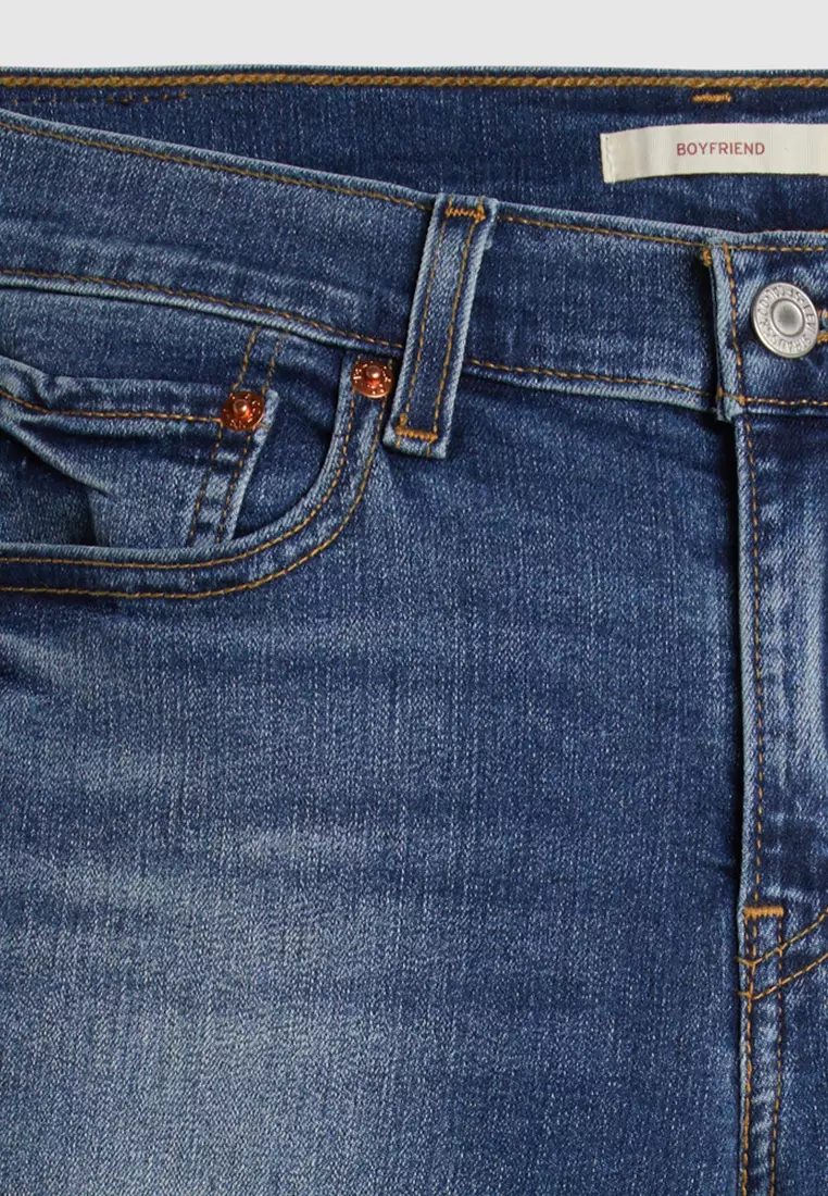 Buy Levi's Women's Mid-Rise Boyfriend Jeans 19887-0356 Online | ZALORA ...