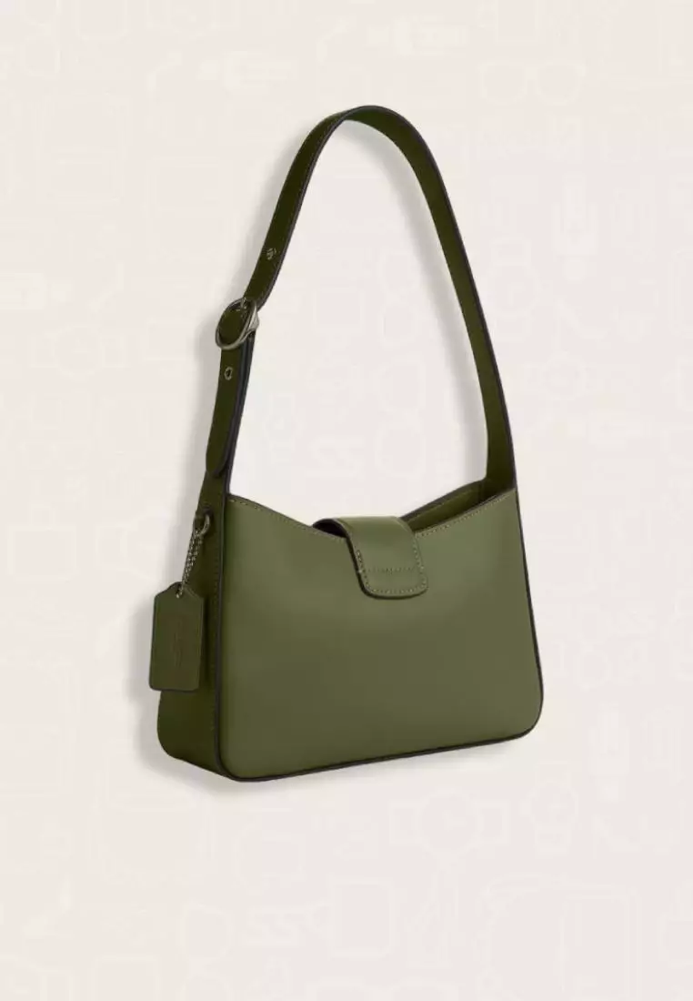 Jual Coach Coach Eliza Shoulder Bag With Leather Covered Closure ...