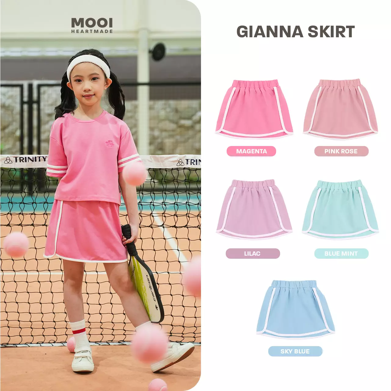 Jual Mooi Heartmade Mooi Rok Anak Perempuan Gianna Skirt - Blue Mint ...