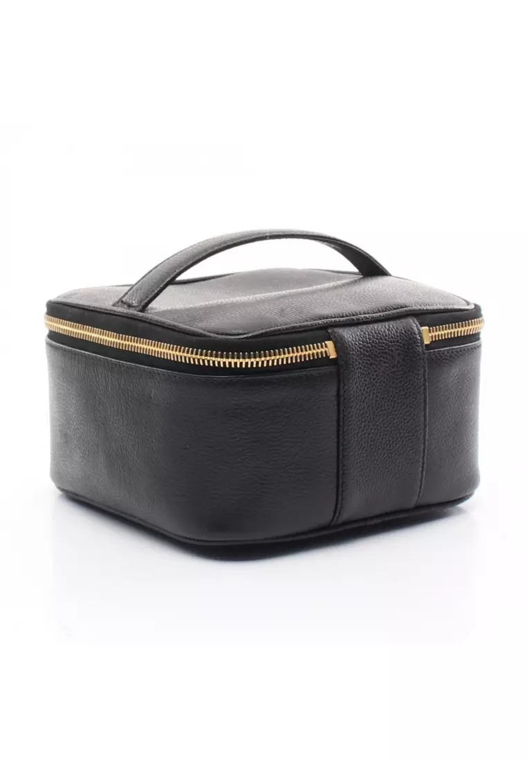 Buy Chanel Pre-Loved Chanel coco mark Handbag vanity bag Caviar skin ...