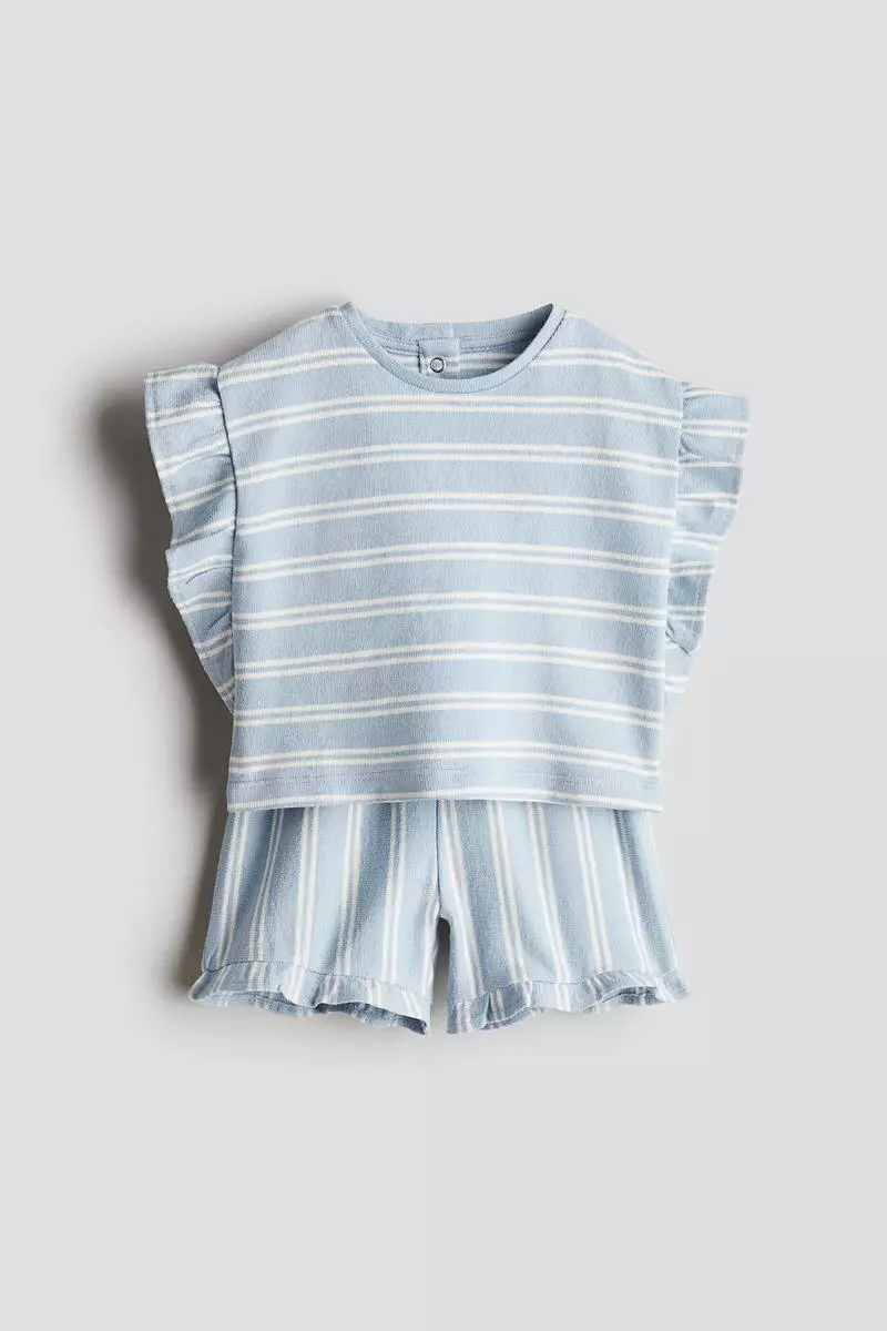 Buy H&M 2-piece printed terry set Online | ZALORA Malaysia