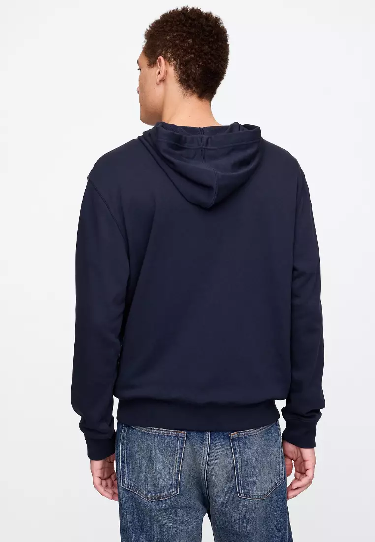 Buy GAP French Heritage Logo Zip Hoodie Online | ZALORA Malaysia