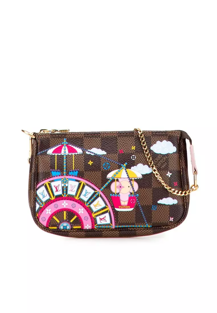 Buy Louis Vuitton Pre-Loved Louis Vuitton Damier Ebene Vivienne Holiday ...