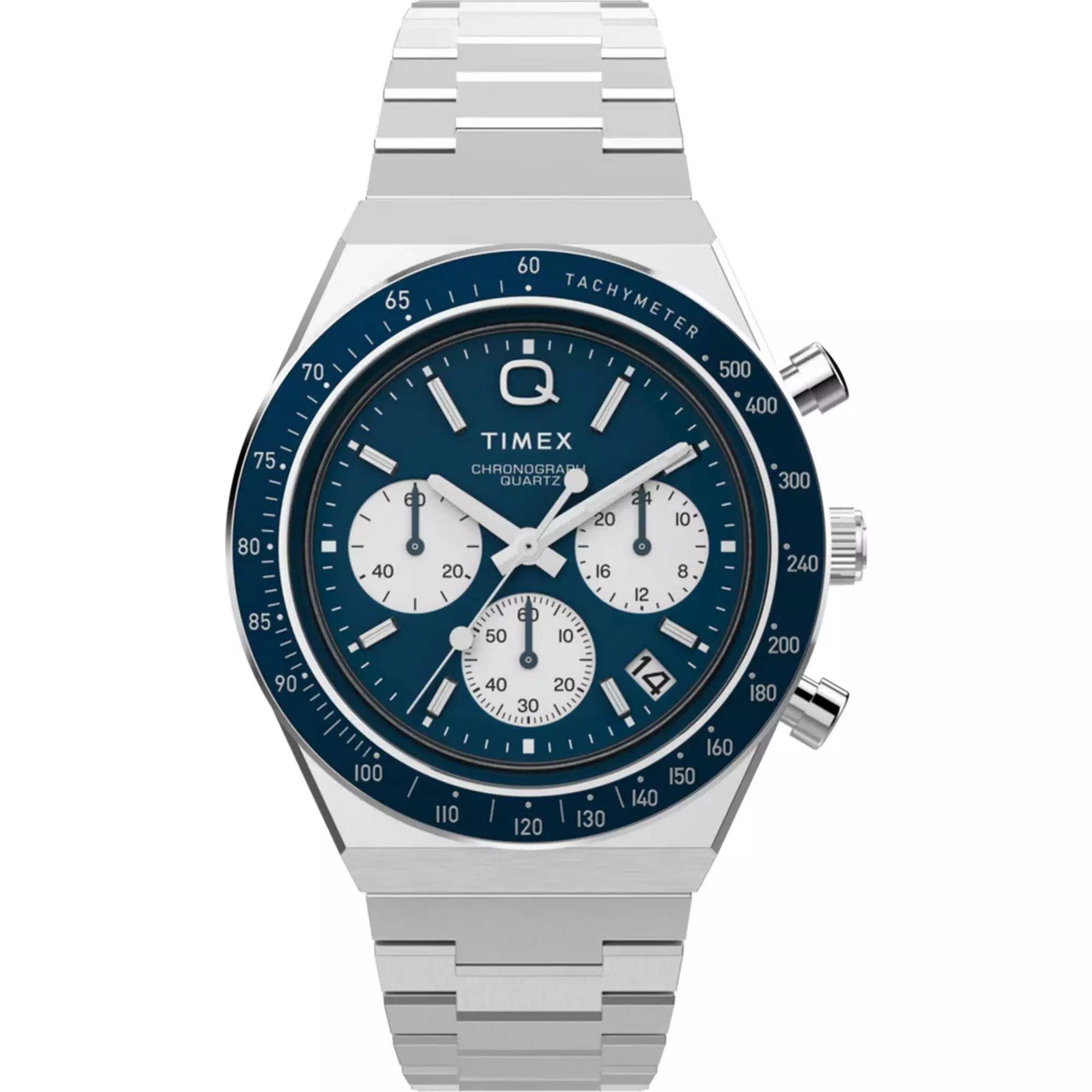 Jual Timex Jam Tangan Pria Timex Q Stainless Steel TW2W51600V5 Men ...