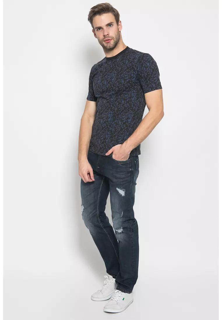Jual Johnwin Johnwin - Slim Fit - Kaos Casual Active - Motif Loreng ...
