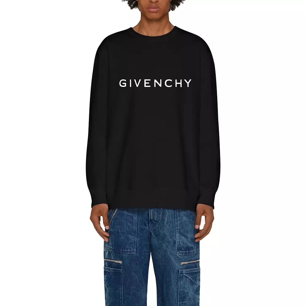 Jual Givenchy Givenchy G Archetype Slim Fit Sweatshirt Black Original ...