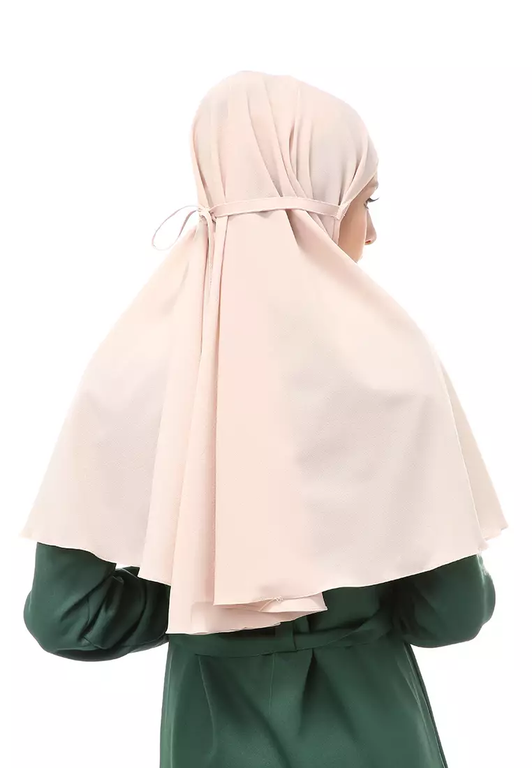 Jual Evernoon Tamara Jilbab Muslimah Wanita Motif Polos Relaxed Fit - Cream Original 2024 ...