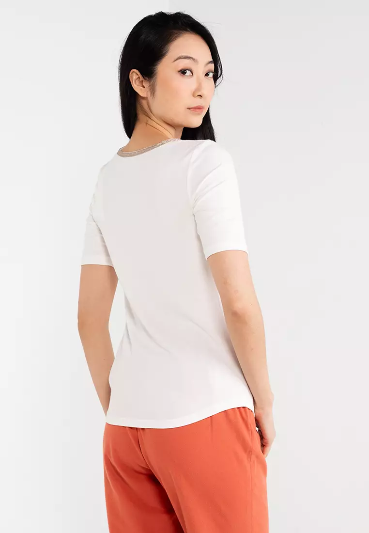 Buy GLOBAL WORK Neckline T-Shirt 2026 Online | ZALORA