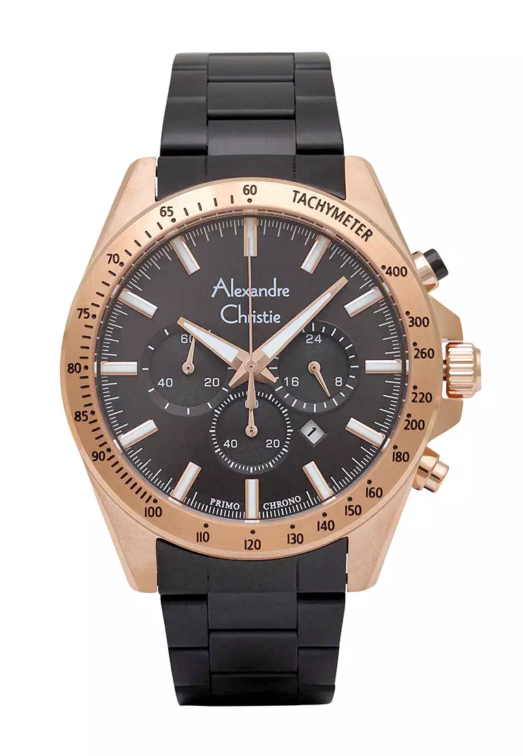 Jual Alexandre Christie Alexandre Christie Jam Tangan Pria - Black ...