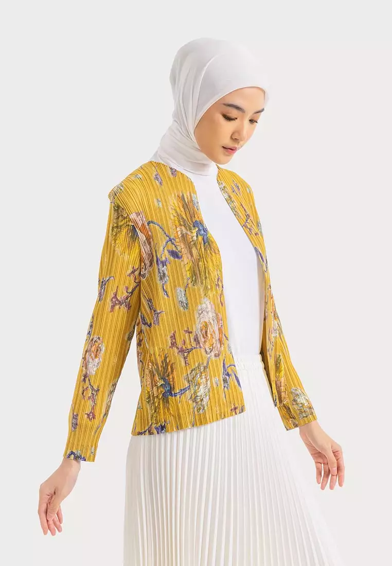 Jual Riamiranda Ria Miranda Mustard Rona Outer Original 2025 | ZALORA ...