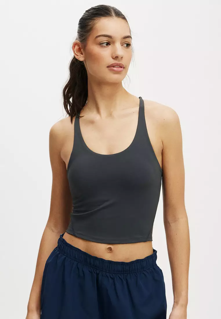 Buy Cotton On Body Ultimate Run Cross Back Tank Top Online | ZALORA ...