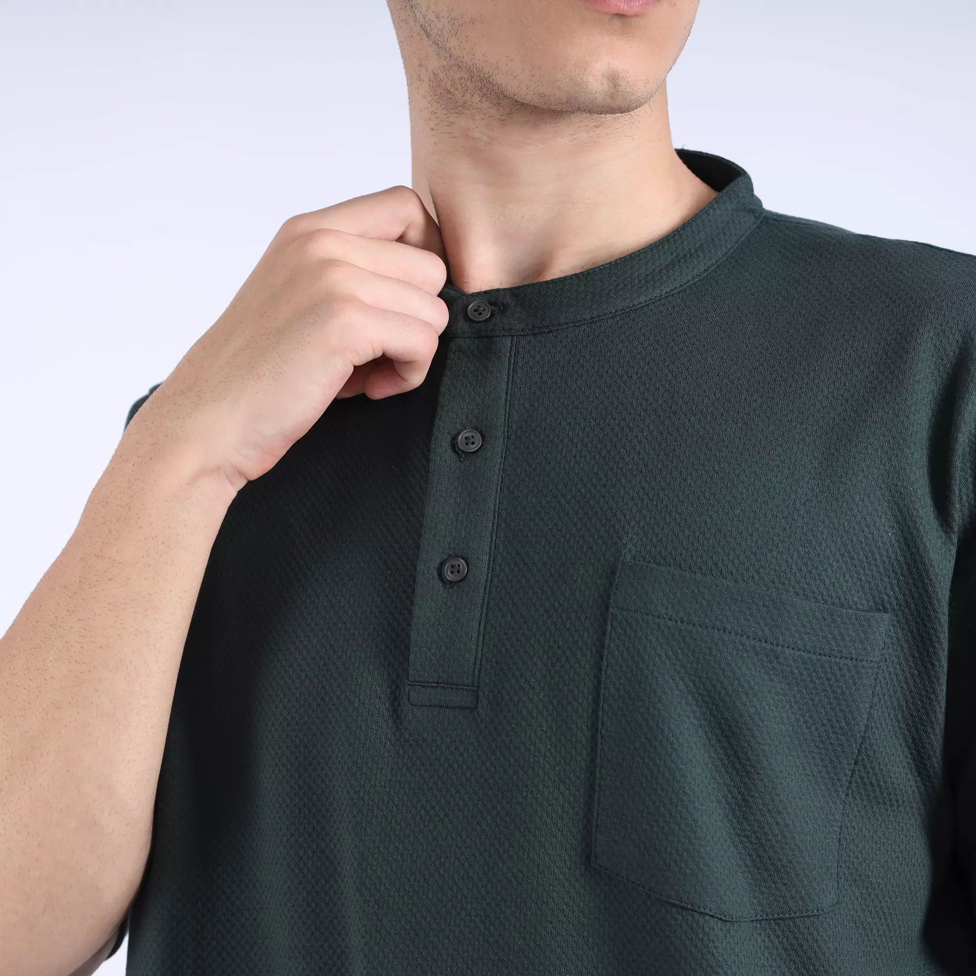 Jual Larusso LARUSSO Form + Focus - Wave Knit Changi Shirt - Green Gables Original 2025 | ZALORA ...