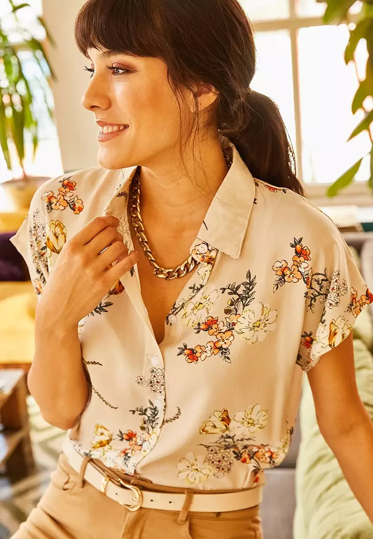 Buy Olalook Floral Bat Shirt 2026 Online | ZALORA