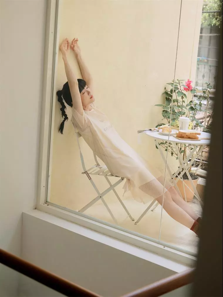 Buy OBSTYLE Café Family. True Two-Piece Sheer Mesh Letter Print Short ...