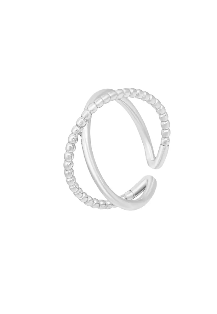 Buy Lara S925 Silver Round Bead Cross Ring 2025 Online | ZALORA Philippines