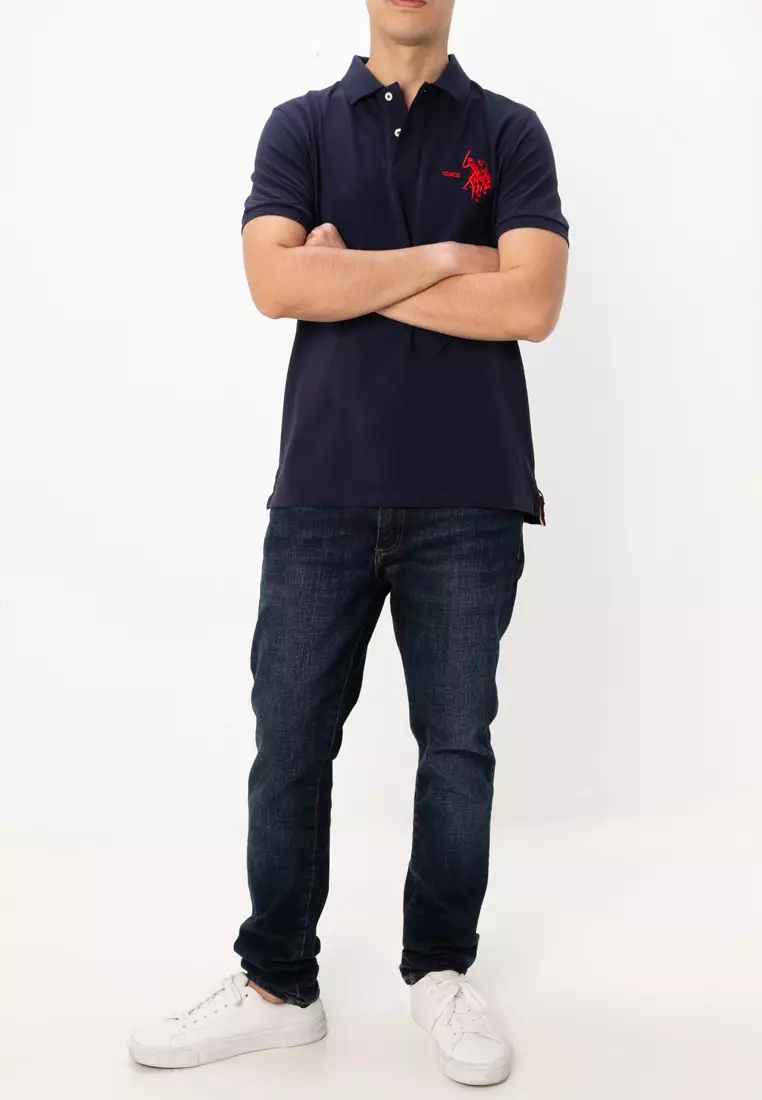 Buy US POLO ASSN Cotton Short Sleeves Polo Shirt 2025 Online | ZALORA