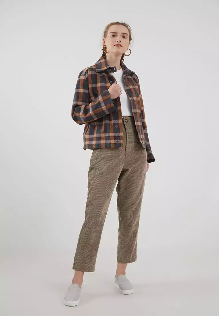 Jual Berrybenka Label Damita Plaid Outer Multi Color Original 2025 ...