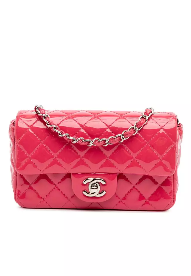 Buy Chanel Pre-Loved Chanel Mini Rectangular Classic Patent Single Flap ...