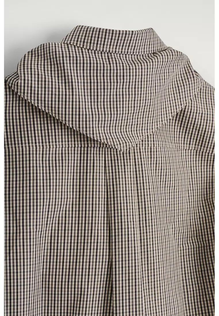 Buy COS CHECKED SCARF-DETAIL SHIRT 2026 Online | ZALORA Philippines