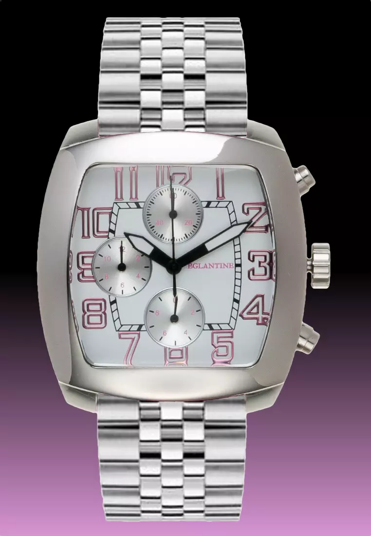 Buy EGLANTINE Navigo Steel Chrono Quartz Watch on steel bracelet 2025 ...