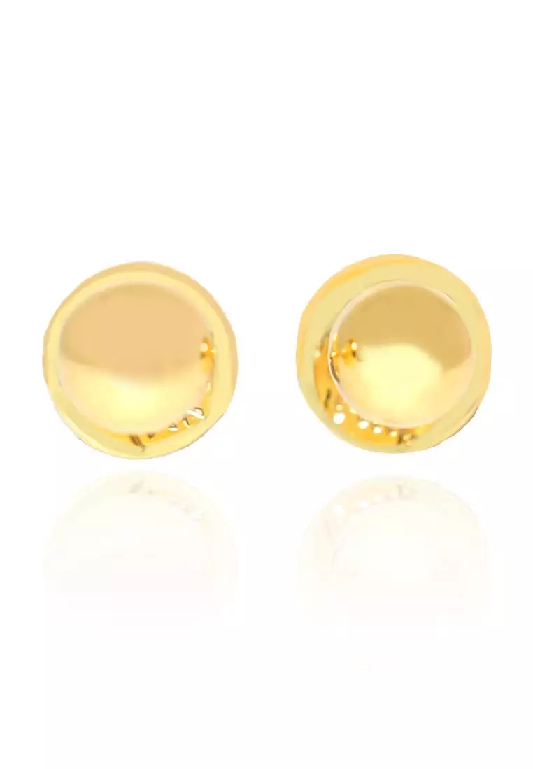 Buy DS Jewelry 14k-YG Ball Pushpull Earrings 2024 Online | ZALORA ...