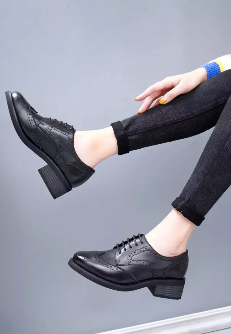 網上選購 Twenty Eight Shoes 4.5 CM真皮經典小踭牛津鞋 BS1870-1 2025 系列 | ZALORA香港
