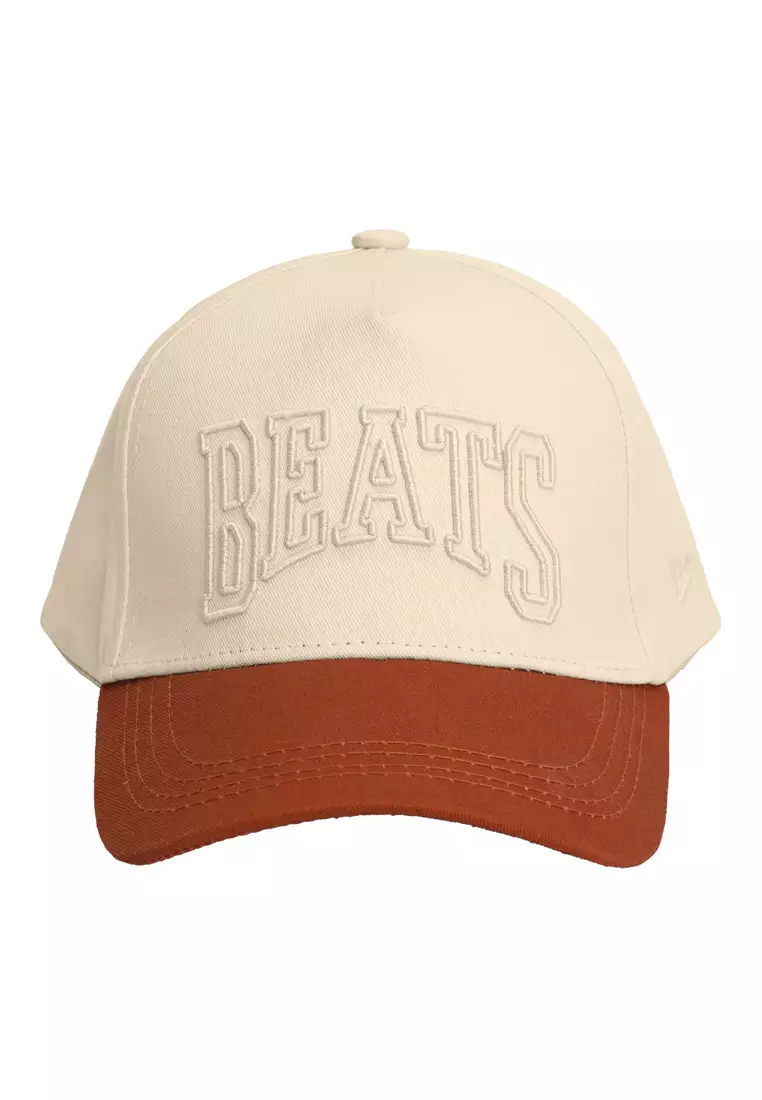 Buy DRUM Beats Embroidery Contrast Colour Cap- Beige Online | ZALORA ...
