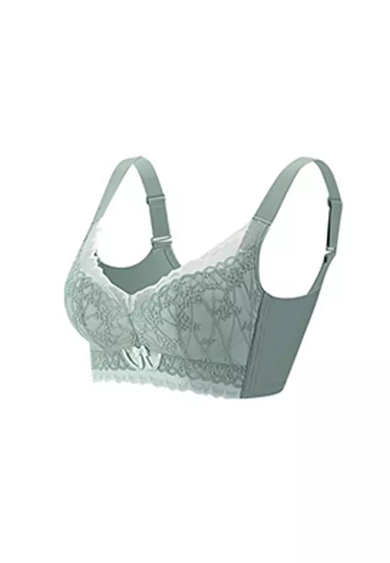 Buy LYCKA MMB1040D- LYCKA Lady Non-Wired Bra-Green 2024 Online | ZALORA