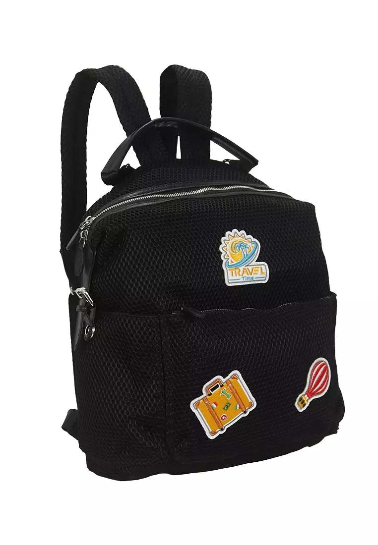 Jual Travel Time Travel Time Backpack 990-612473018 Black Original 2025 ...
