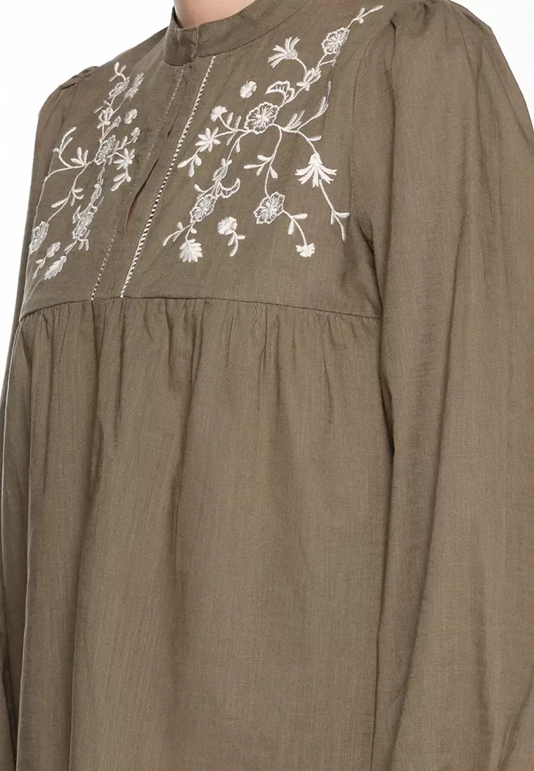 Buy Vero Moda Karo Flower Detail Shirt 2025 Online | ZALORA Philippines