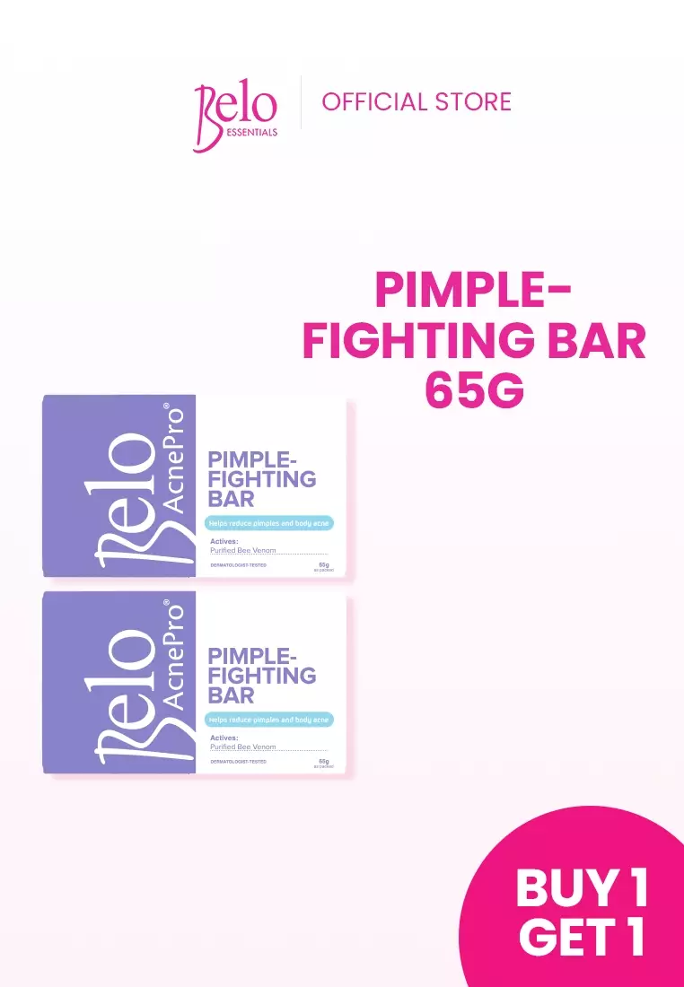 Buy Belo AcnePro Pimple-Fighting Bar 65g Buy 1 Take 1 2025 Online | ZALORA Philippines