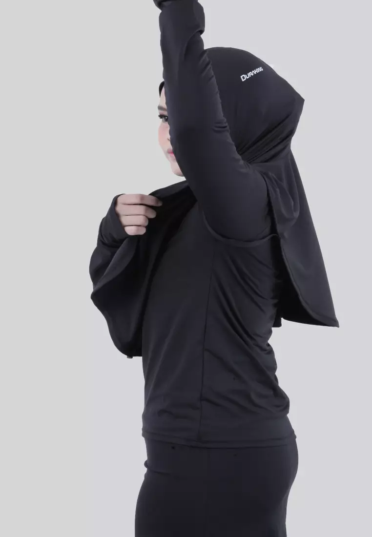 Jual Duraking Duraking Hijab Sports Luna Black Original 2024 | ZALORA ...