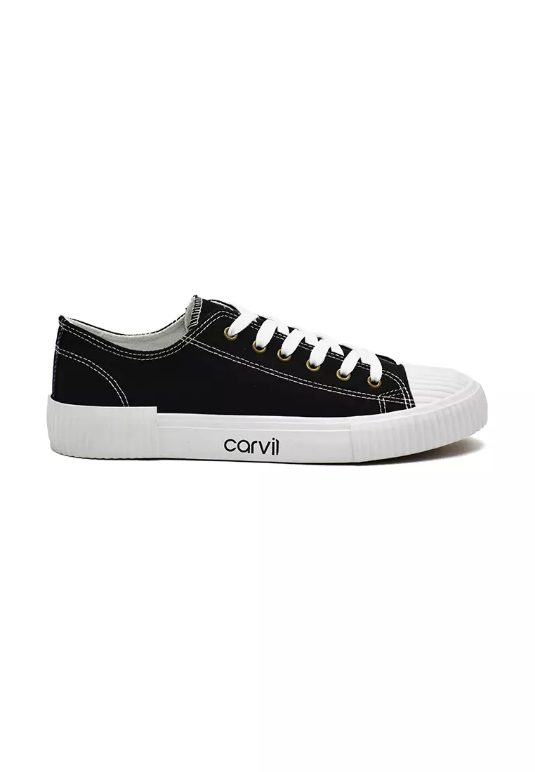 Jual CARVIL Carvil Sepatu Pria Robell-T Black/White Original 2024 ...