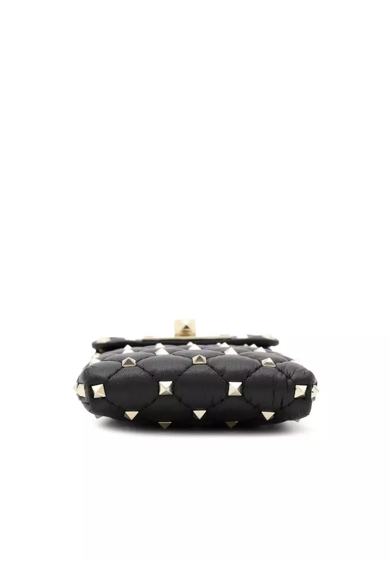 Buy Valentino Pre-Loved Valentino Lambskin Rockstud Spike Phone Case ...