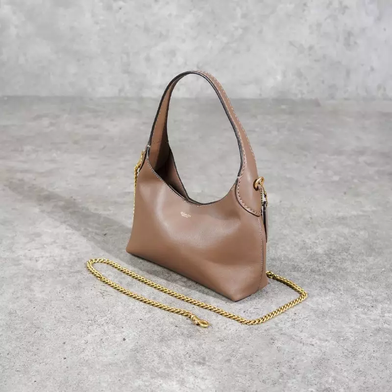 Jual Coach Tas COACH BROOKLYN 23 BRASS DARK STONE BROWN SHOULDER BAG ...