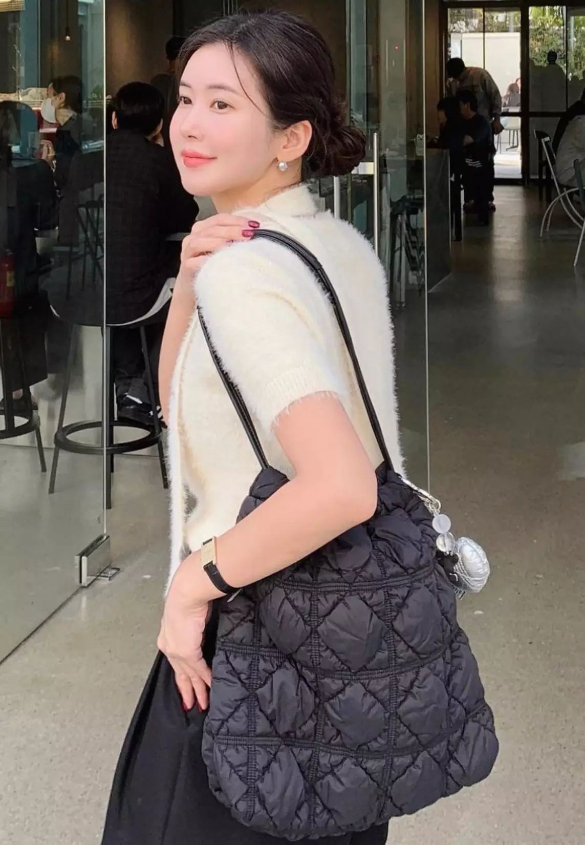 Jual Carlyn Twee Soft Bag - Black Original 2024 | ZALORA Indonesia